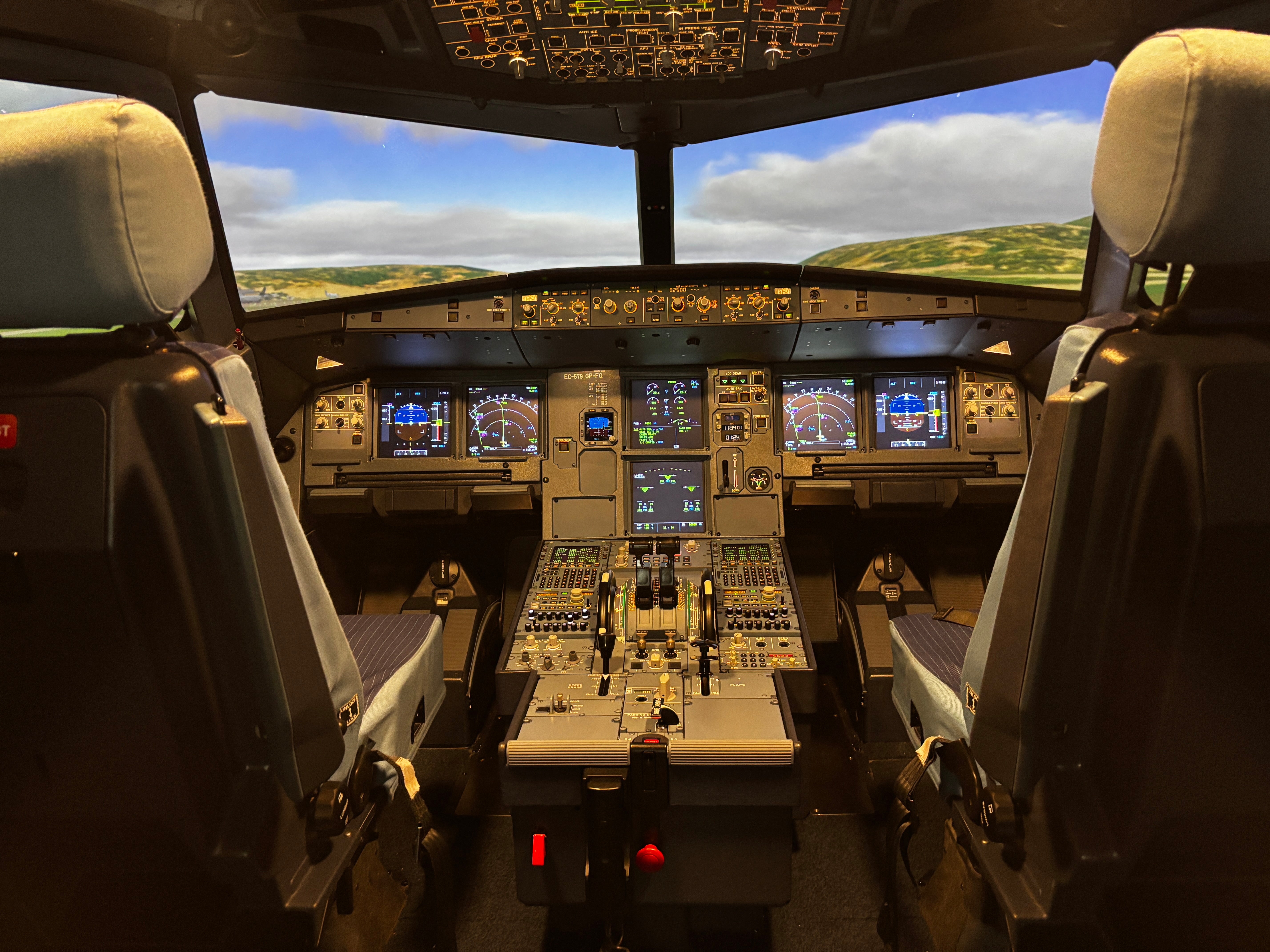 Simulateur de vol A320 | Aventure dans le cockpit d'un A320 Full Flight ...